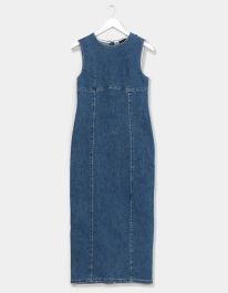 Denim Column Dress